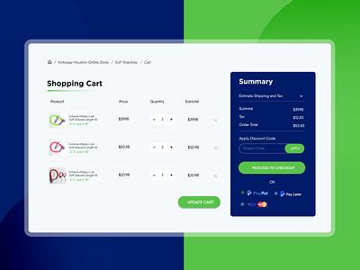 Ecommerce Shopping Cart Design