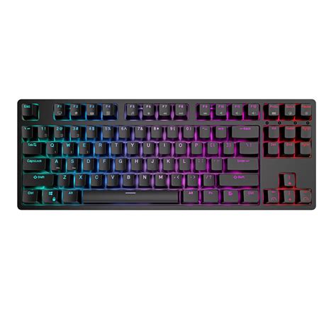 Royal Kludge Rk87 87 Keys Hot Swappable Wired Rgb Backlit 3mode Gaming Computer Keyboard