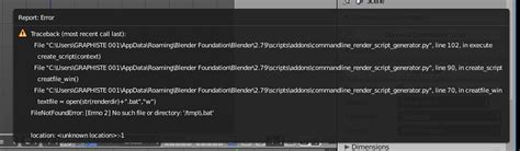 Addon Blender Command Line Render Script Generator Released Scripts And Themes Blender