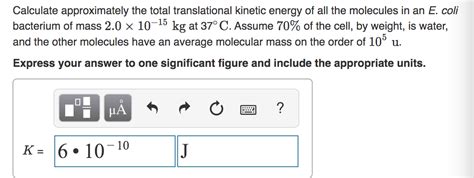 Solved Calculate Approximately The Total Translational
