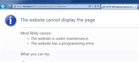 Iis 75 Wcf Service Works With Iis Express But Not Iis7 On Server Same Domain Stack Overflow