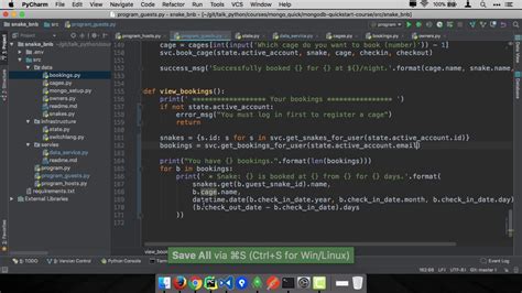 MongoDB And Python Quickstart Demo View Your Bookings As Guest YouTube