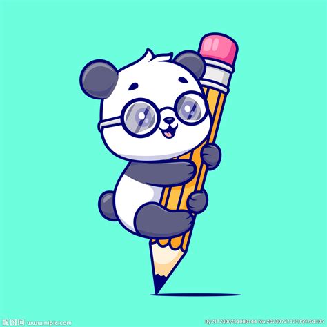 可爱卡通熊猫设计图 卡通设计 广告设计 设计图库 昵图网