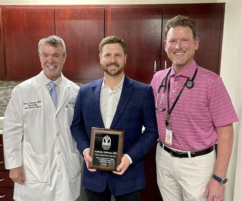 Dr Johnson Recognized For Two Preceptor Awards Sgmc Health