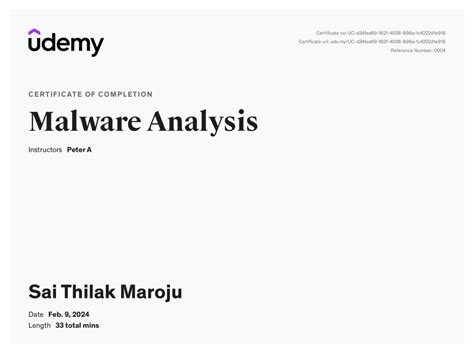 Sai Thilak Maroju On Linkedin Udemy Course Completion Certificate