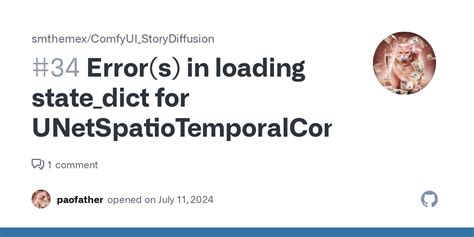 error s in loading state dict for unetspatiotemporalconditionmodel