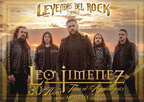Leo JimÉnez Al Leyendas Del Rock 2024 Tu Web De Rock
