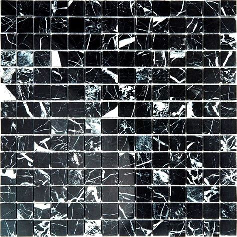 7M081-20P Мозаика из натурального мрамора Natural Adriatica черный ...