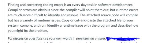 solved finding and correcting coding errors is an every day