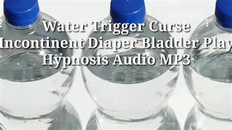 Incontinence Bladder Play With Trigger Curse Water