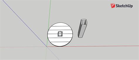 Cutting A Shape Into An Existing Group SketchUp SketchUp Community