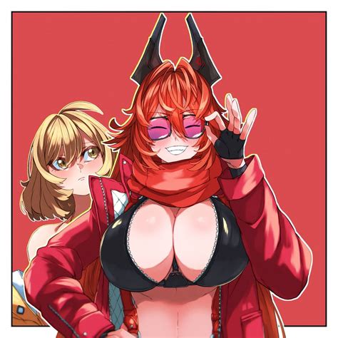 Anis And Red Hood Goddess Of Victory Nikke Drawn By Amazoracakel