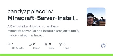 Github Candyapplecornminecraft Server Install Script A Bash Shell Script Which Downloads