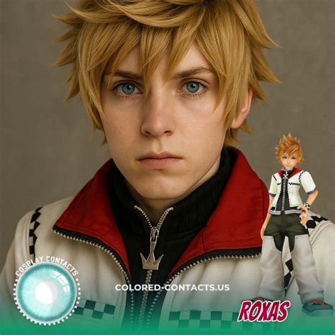 Kingdom Hearts Roxas Cosplay Contact Lenses Ccus Eyewear Premium