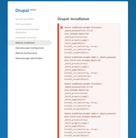Notice Undefined Variable Finished In Batchprocess During Install