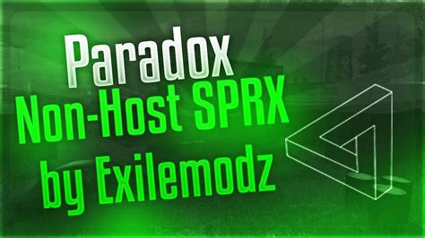 MW SPRX Paradox V BEST NONHOST MENU EVER YouTube