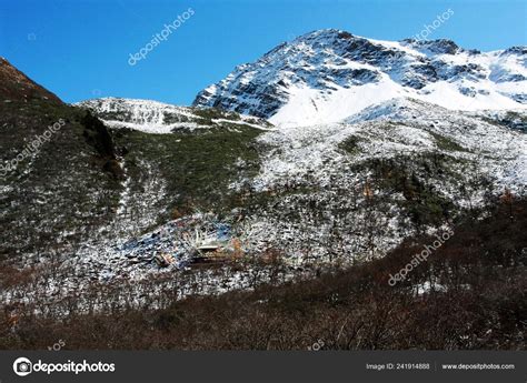 Landscape Mountain Ranges Huanglong Scenic Historic Interest Area