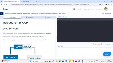 Learned Oops For Software Vishnuvardhan Mogarala Posted On The Topic