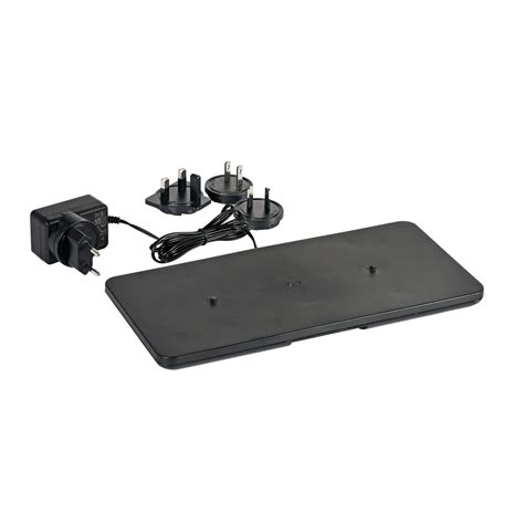 Estación De Carga Para 2 Lámparas Led 13 X 26 Cm 26 X 13 Cm Negro 3