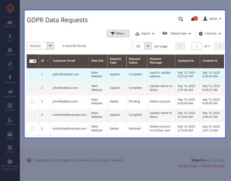 Magento 2 Gdpr Module Eu Cookie And Privacy Extension Webkul