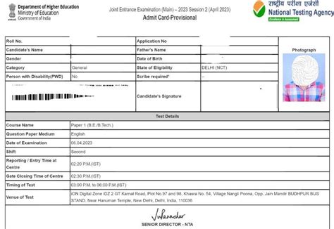 JEE Main Admit Card BTech TODAY Live Updates Session Hall Ticket Link Soon Jeemain Nta Ac