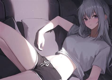 Huhi Huhi 1211 Ine Vtuber Waktaverse Highres 1girl Bare Legs Black Shorts Clothes