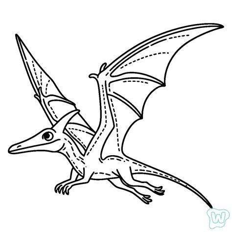 31 Pterodactyls Coloring Pages Free Pdf Coloring Pages