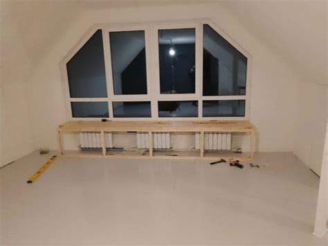 Широкий подоконник DIY | Дом, Дизайн дома, Подоконник