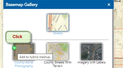 Basemap Gallery Widget
