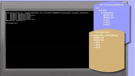 287 01 Subversion Svn Co Partial Creating A Working Copy YouTube