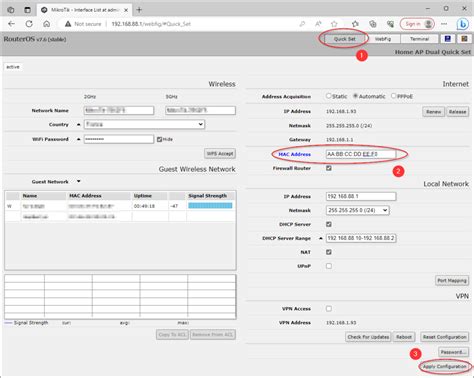 MikroTik Change MAC Address CLI WinBox WebFig ShellHacks