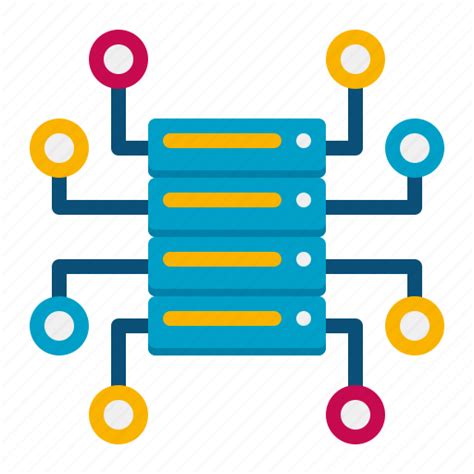 Data Hub Server Network Icon Download On Iconfinder