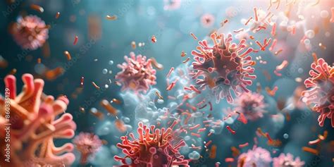 Visual Representation Of Basophils Releasing Histamine In Allergic