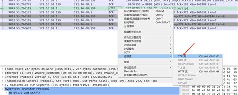 Wireshark追踪tcp流 操作 Wireshark追踪流 Mob6454cc76bc4a的技术博客 51cto博客