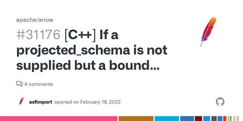 C If A Projectedschema Is Not Supplied But A Bound Projection