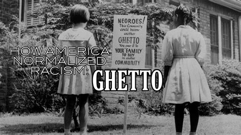What Does The Term Ghetto Mean In America In Your Travel
