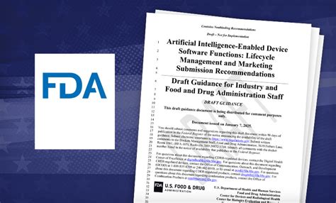 Fda Warns Of Cyber Risks In Guidance For Ai Enabled Devices