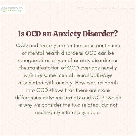 How Are OCD Anxiety Different