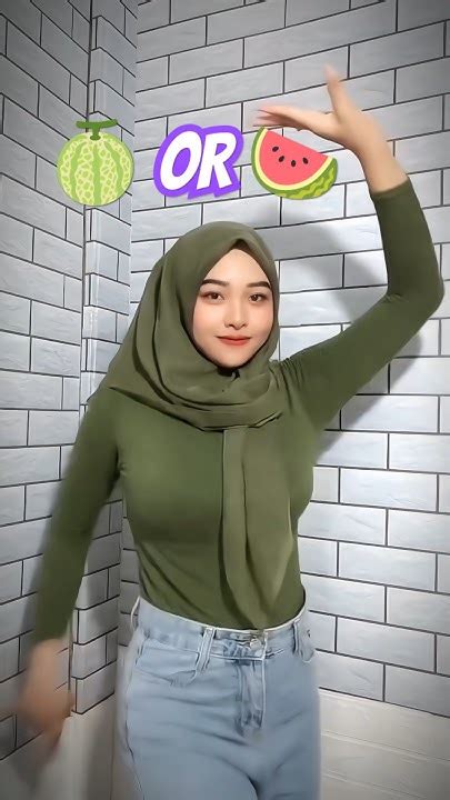 KALO INI MELON APA SEMANGKA 🤤 #shorts #montok #jilbob #tobrut - YouTube