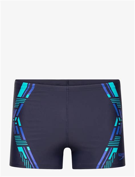 Speedo Mens Tech Print Aquashort Briefs
