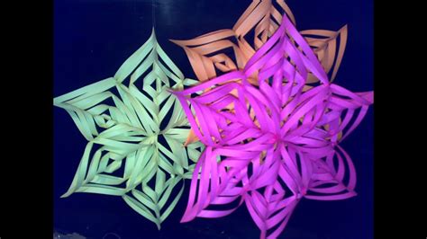How To Make Paper Snowflake YouTube