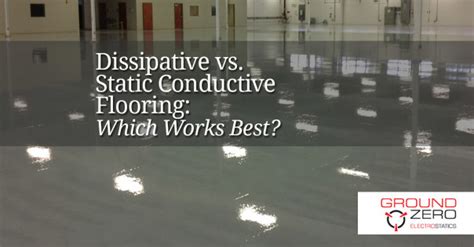 Dissipative Vs Static Conductive Flooring Which Works Best Ground Zero Electrostatics Blog