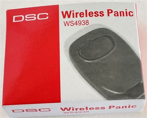 Dsc Ws4938 Single Button Wireless Transmitter Panic Remote With Neck Strap Clip Ebay