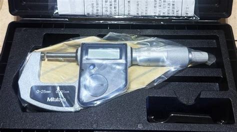 Mitutoyo Mitutoyo Mitutoyo Digital Micrometer Mdc 25s 0 25mm 0001mm