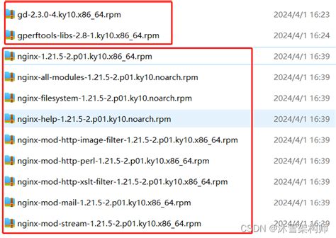 银河麒麟操作系统kylin linux 离线安装nginx1 21 5 麒麟离线安装nginx csdn博客