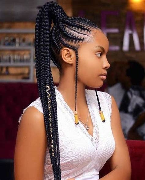 40 Cute And Edgy Black Girl Braids Styles To Try Happily Curly