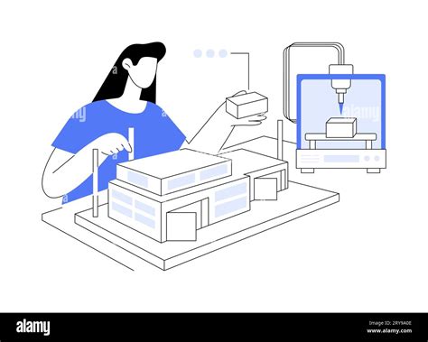 3d Printing In Architecture Abstract Concept Vector Illustration Stock Vector Image And Art Alamy