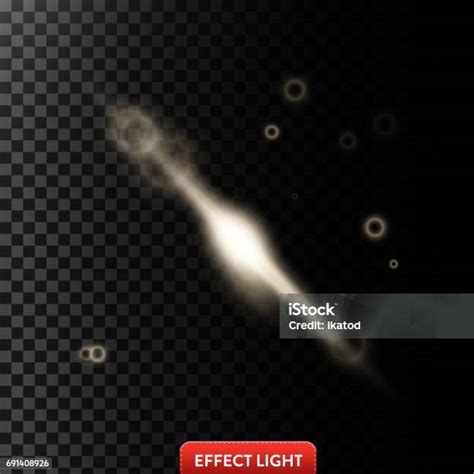 렌즈 플레어 흰색 빛나는 조명 효과의 벡터 일러스트 레이 션 광학 작용에 대한 스톡 벡터 아트 및 기타 이미지 광학 작용 나이트클럽 노랑 Istock