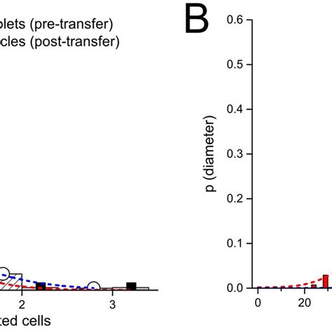 Cell Encapsulation And Vesicle Size Distribution A Graph Of Number Of