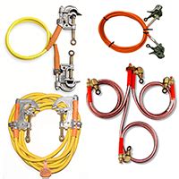 High Voltage Grounding Equipment For Linemen And Electricians On